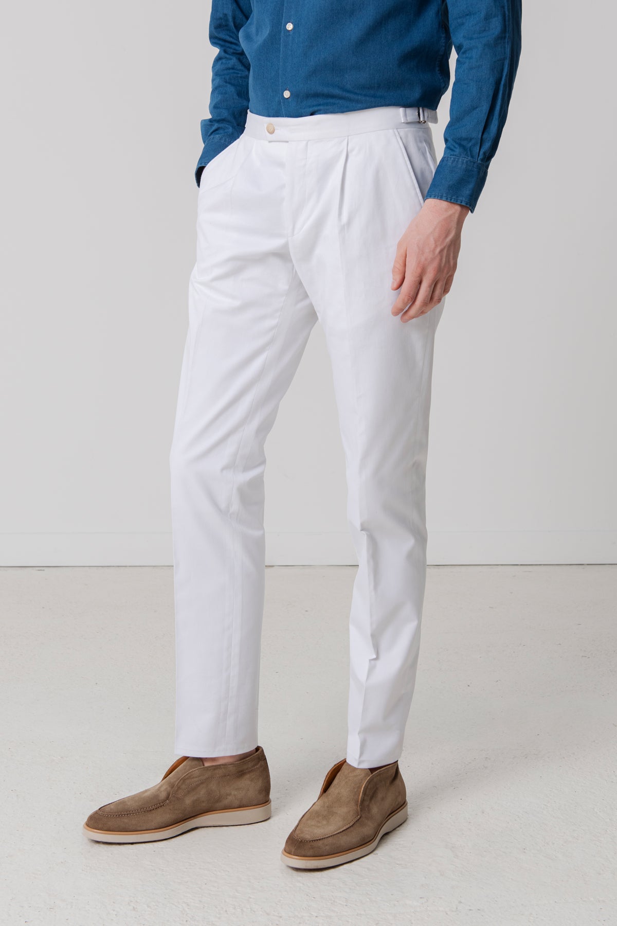 Le pantalon homme Malo en coton blanc
